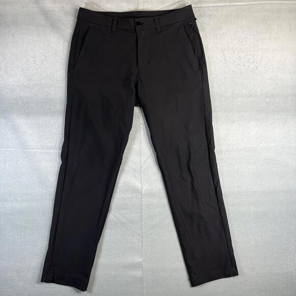 Pants | Lululemon Abc Commission Pants Mens 3 Black Slim Fit ...